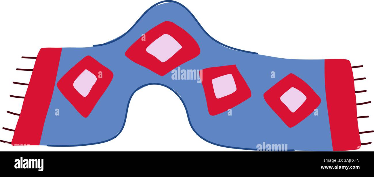 jute area rug cartoon vector illustration Stock Vector Image & Art - Alamy