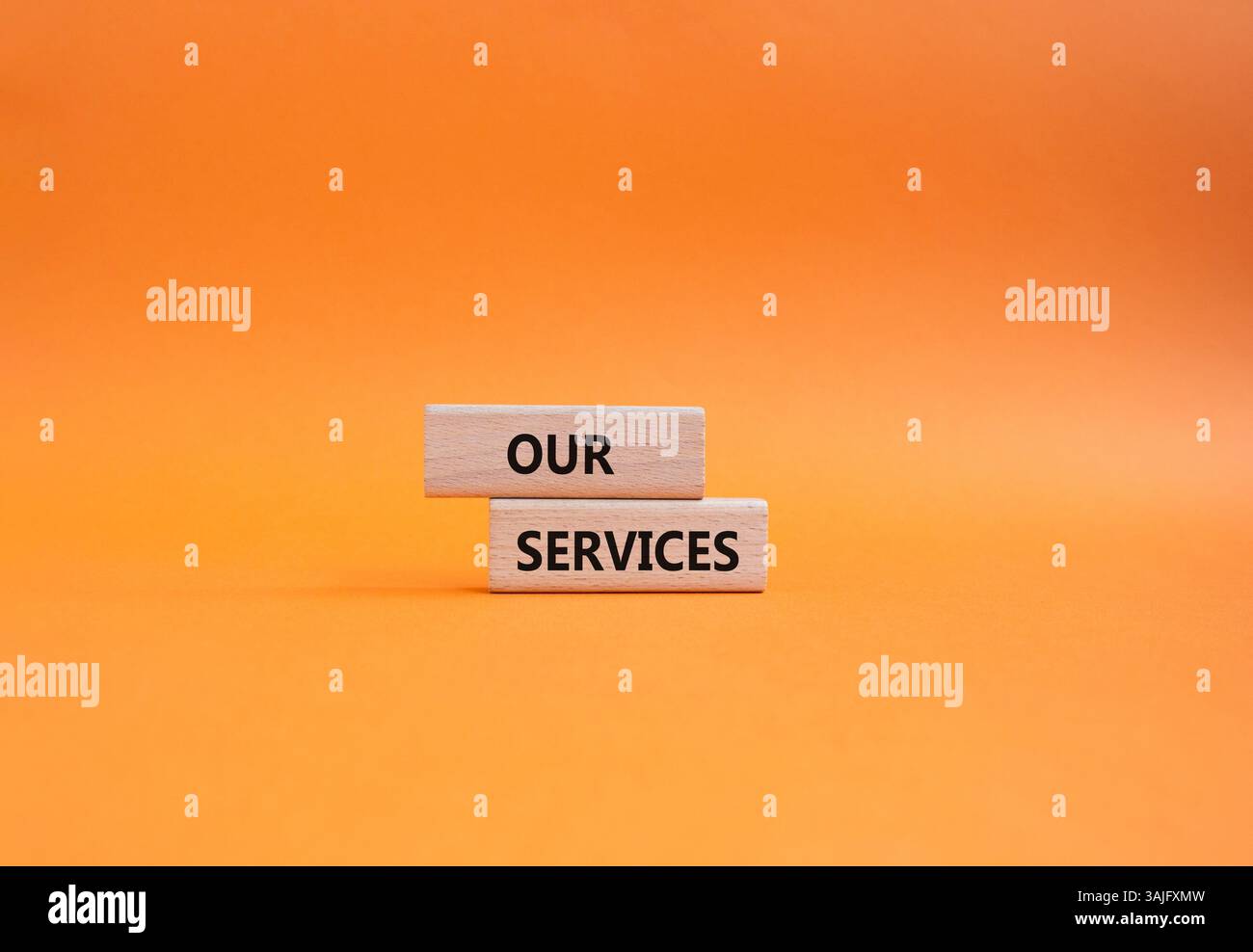 Our services symbol. Concept words Our services on wooden blocks ...