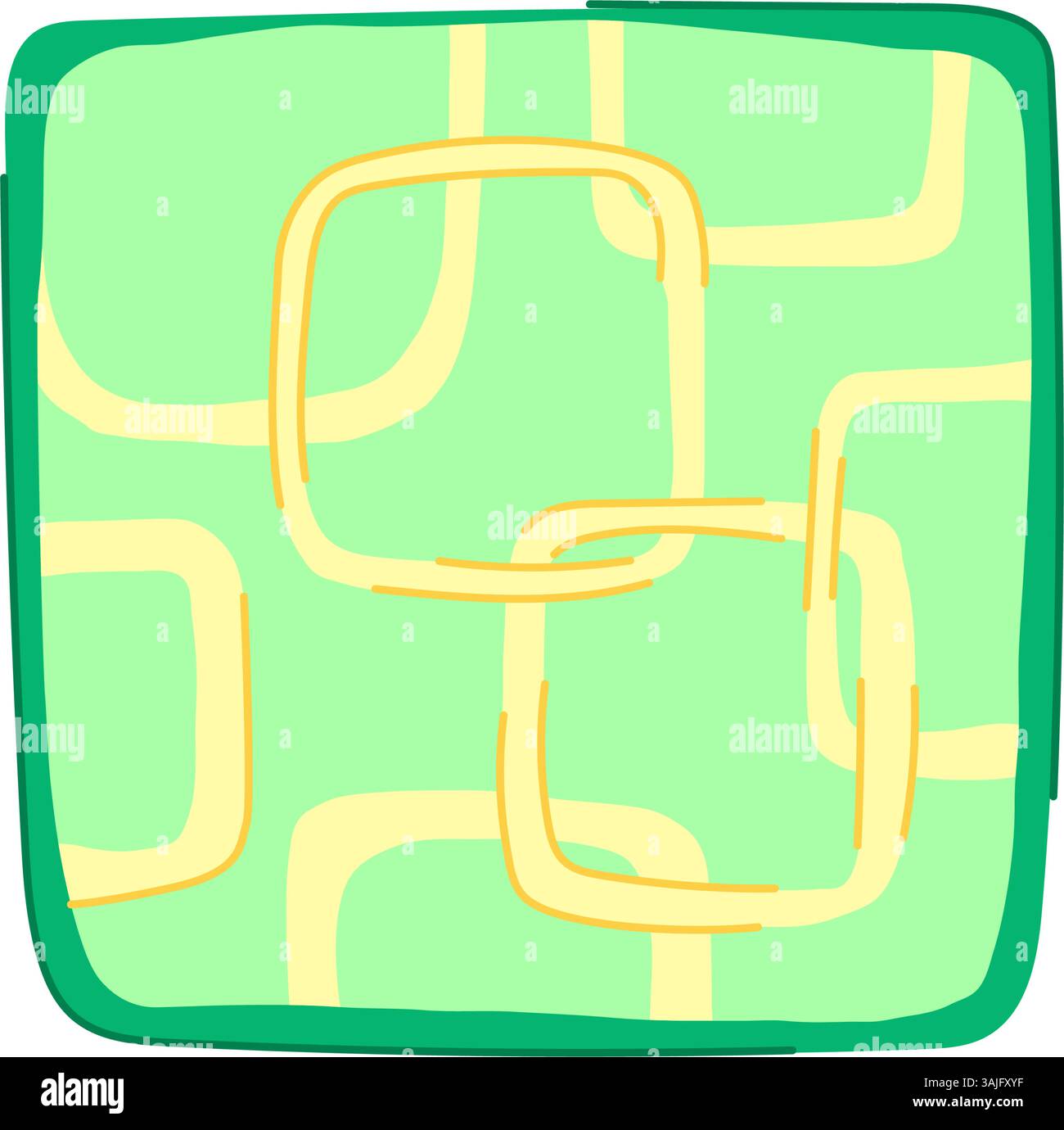 plush area rug cartoon vector illustration Stock Vector Image & Art - Alamy