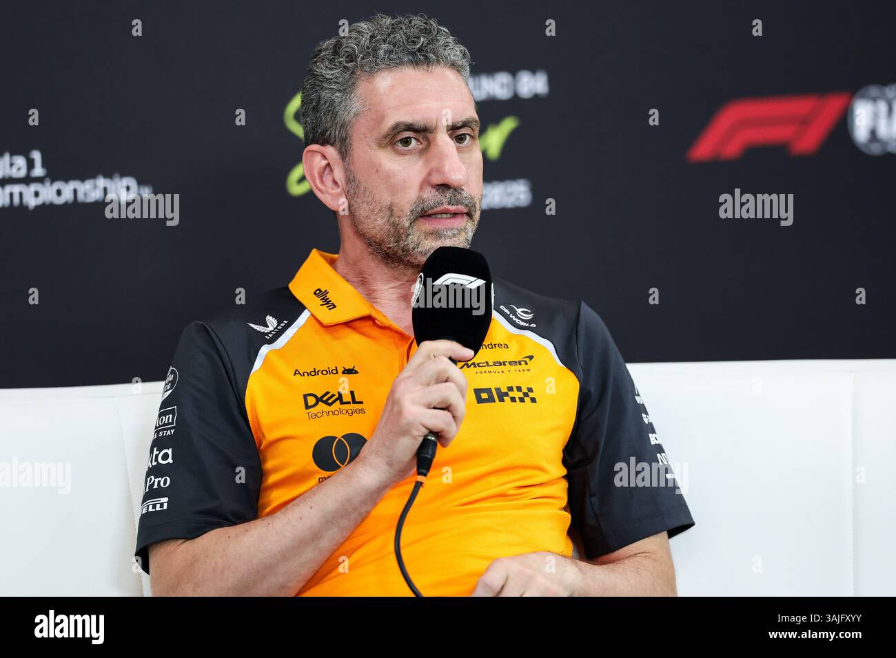 STELLA Andrea (ita), Team Principal of McLaren F1 Team, portrait press ...