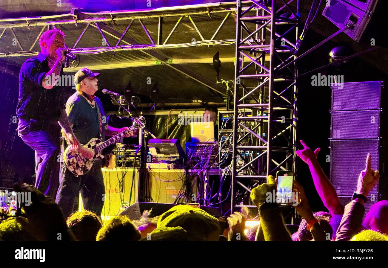 Iconic English punk group Sex Pistols featuring Frank Carter performing ...