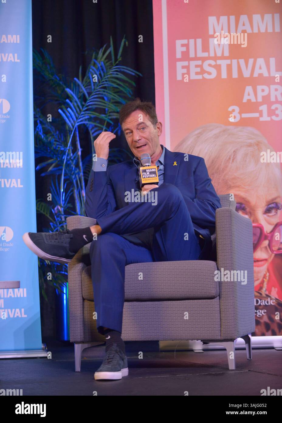 Miami, Florida, USA. 10th Apr, 2025. Actor Jason Isaacs in conversation ...