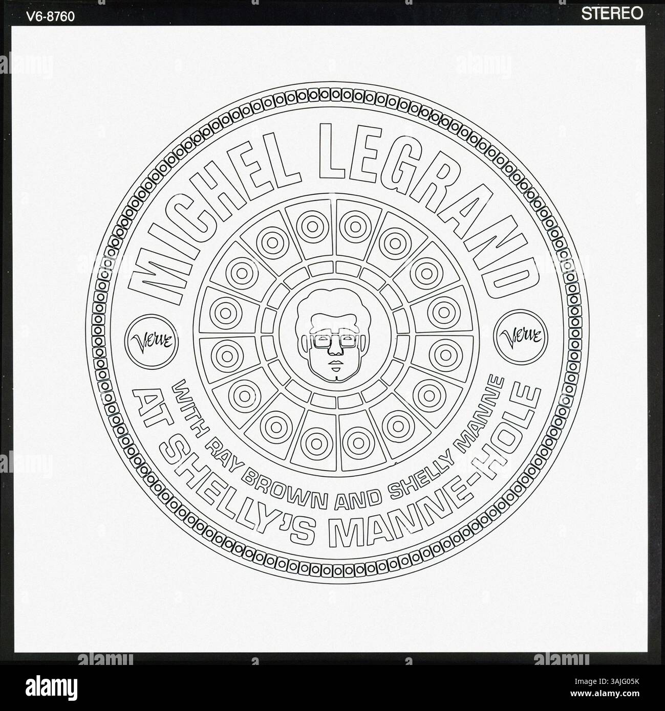 Michel LeGrand - At Shelly's Manne-Hole - Vintage jazz record cover ...