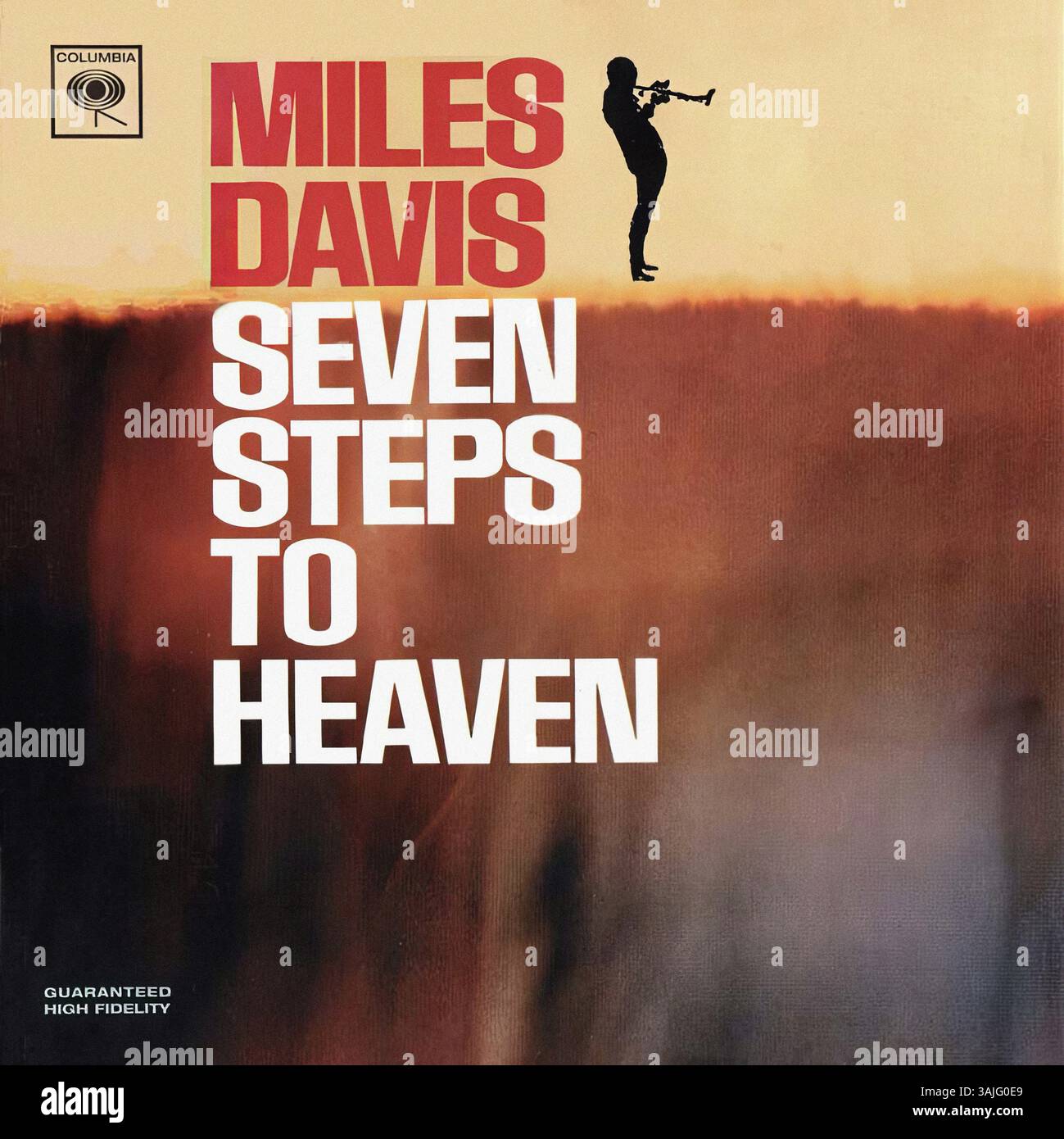 Miles Davis - Seven Steps to Heaven - Vintage jazz record cover Stock Photo - Alamy