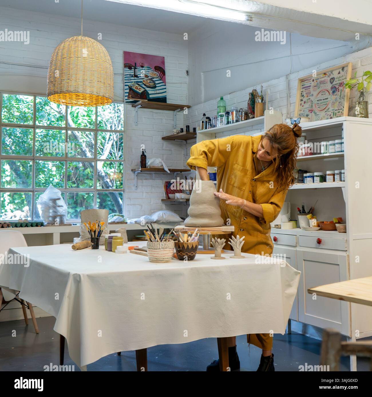 Artist working table copy hi-res stock photography and images - Alamy