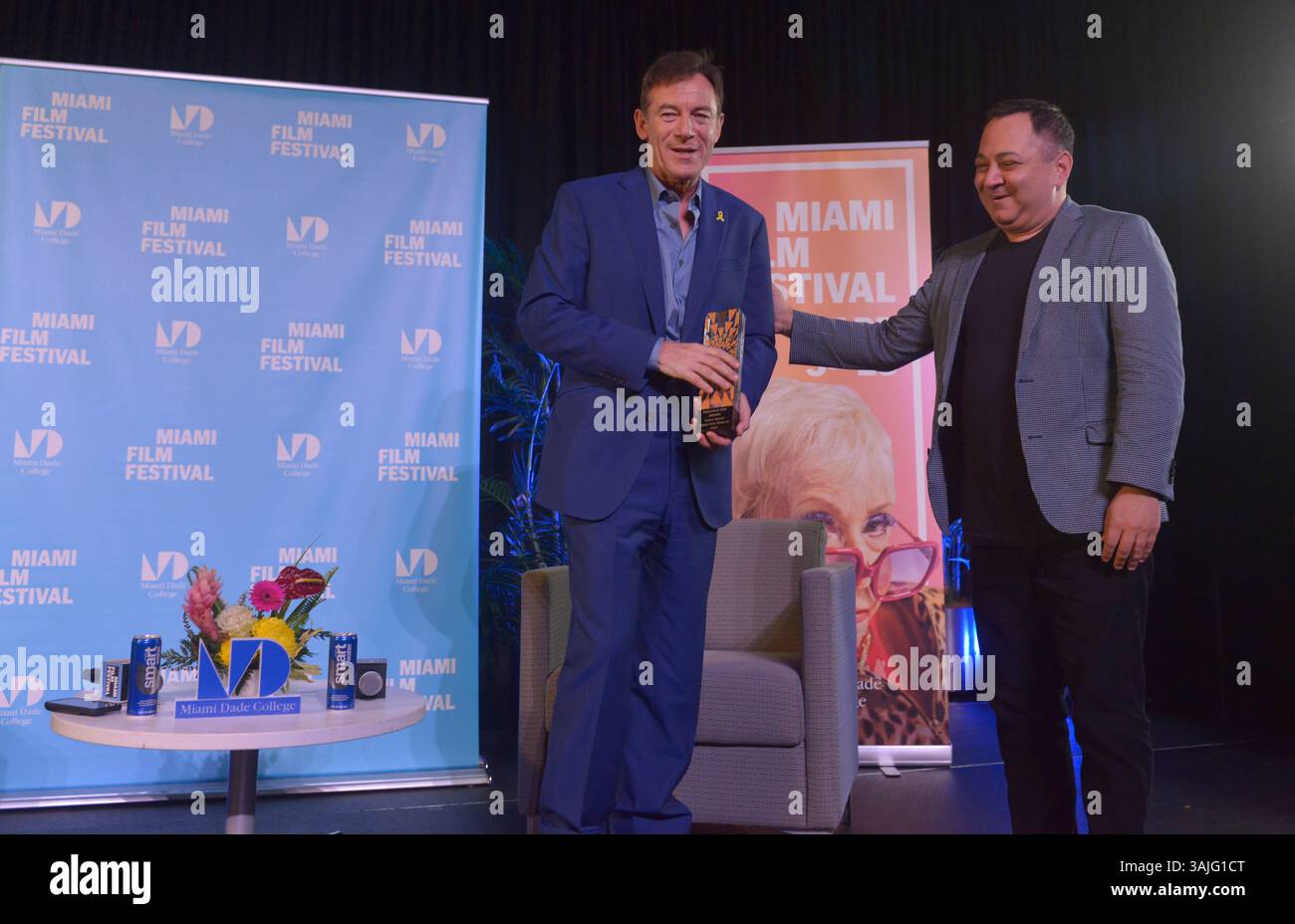 Miami, Florida, USA. 10th Apr, 2025. Actor Jason Isaacs in conversation ...