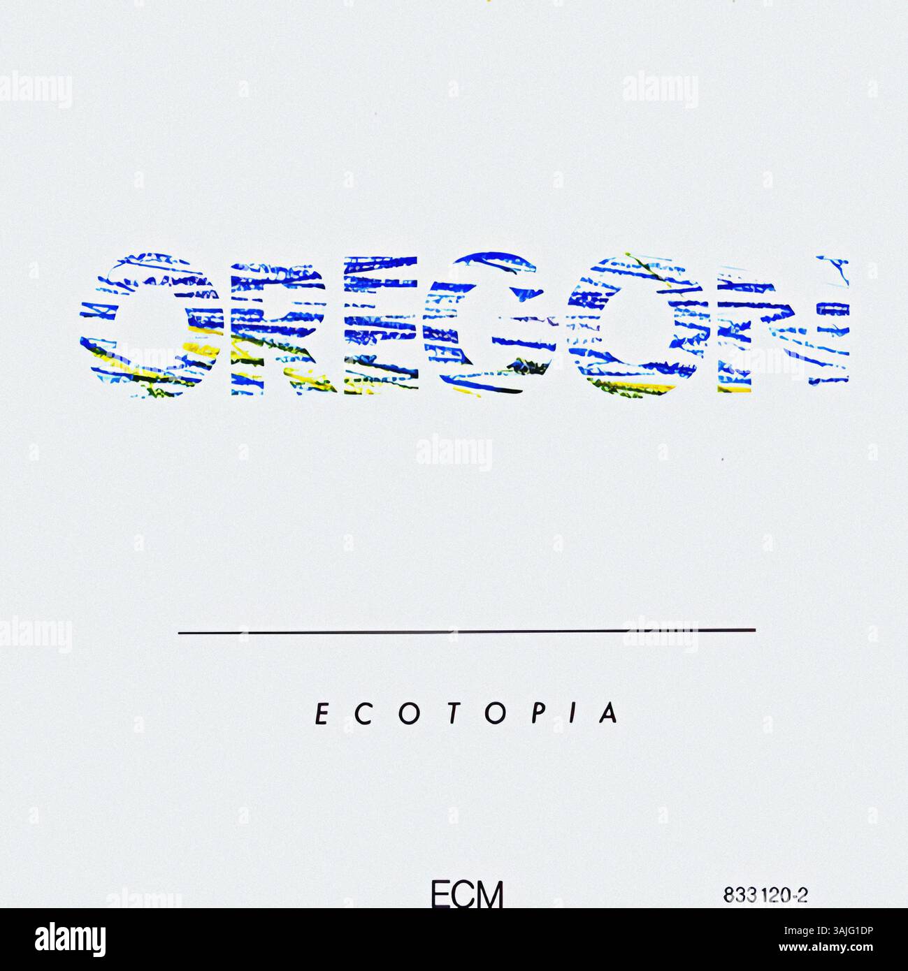 Oregon - Ecotopia - Vintage jazz record cover Stock Photo - Alamy