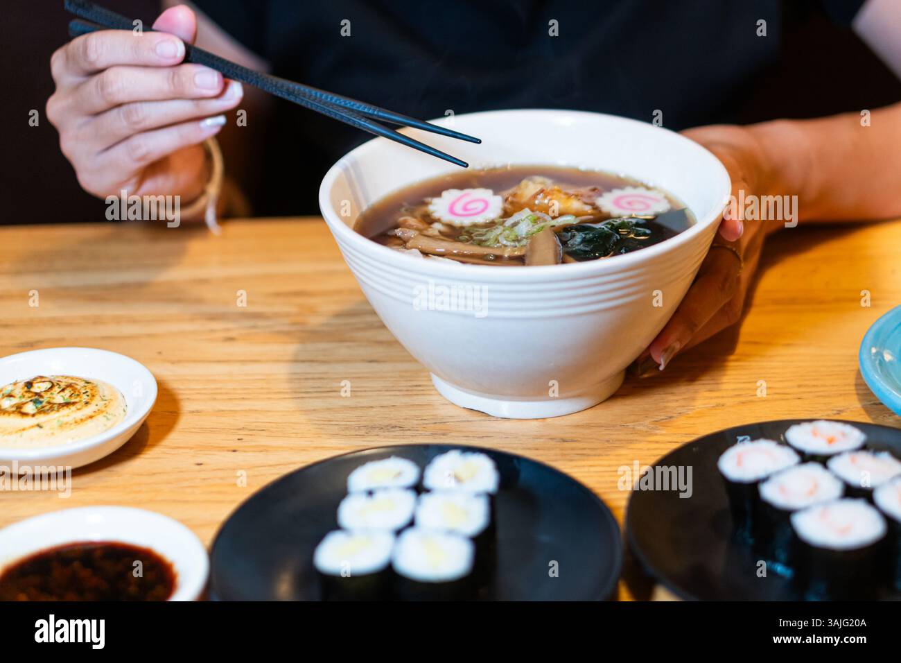 Ramen sushi rolls hi-res stock photography and images - Alamy
