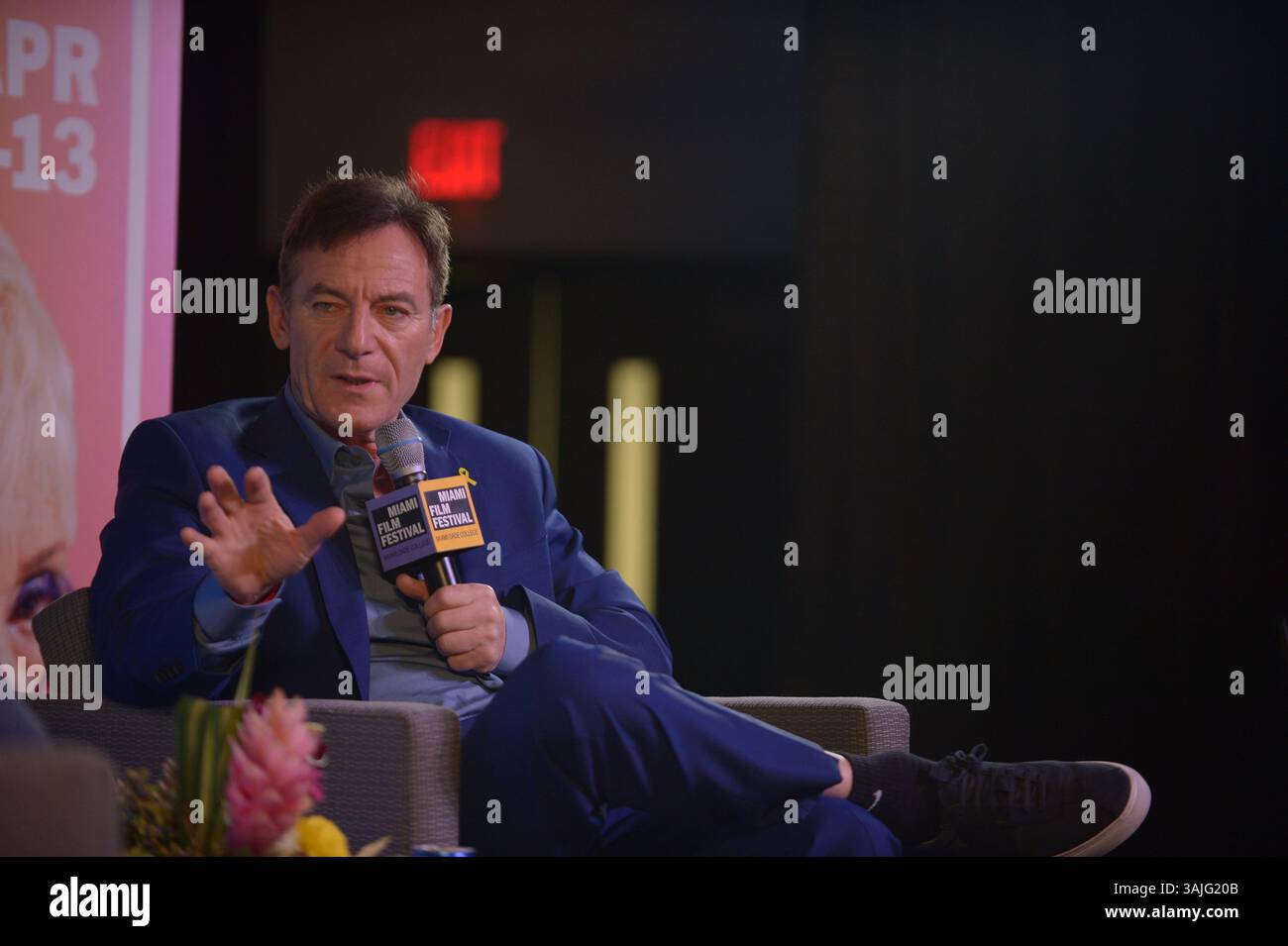 Miami, Florida, USA. 10th Apr, 2025. Actor Jason Isaacs in conversation ...