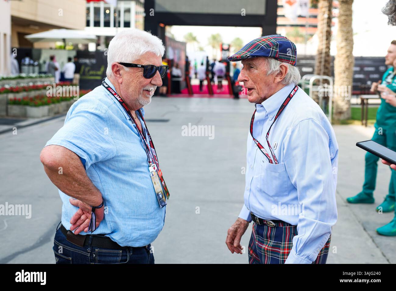 STEWART Jackie, former F1 driver, with BLASH Michael Herbie, Permanent ...