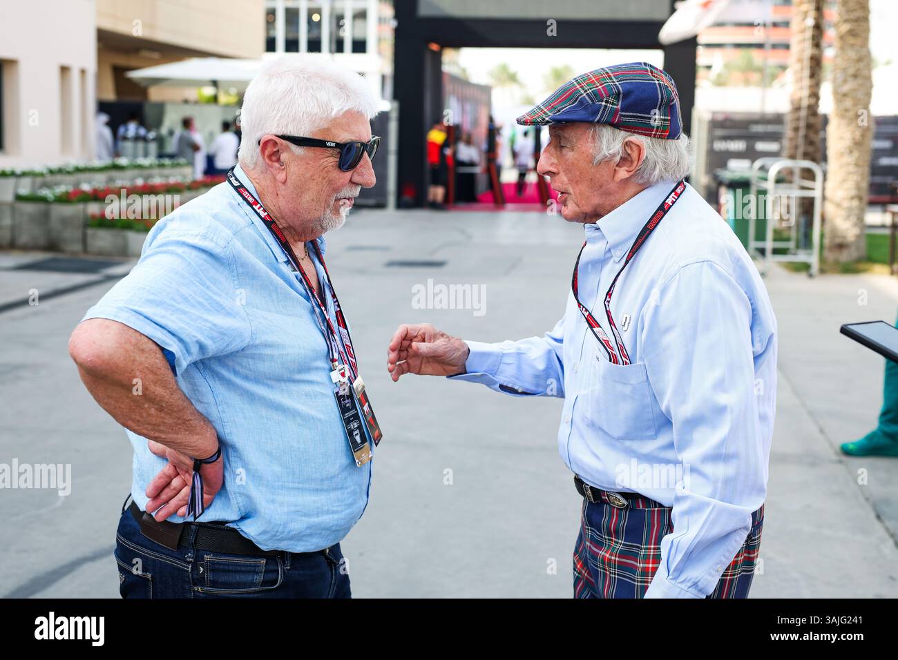 STEWART Jackie, former F1 driver, with BLASH Michael Herbie, Permanent ...