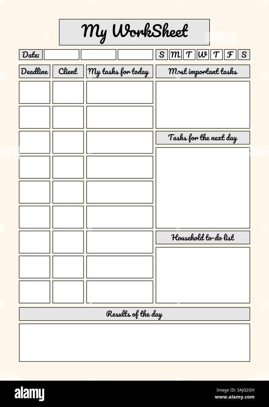 Organized notes Stock Vector Images - Alamy