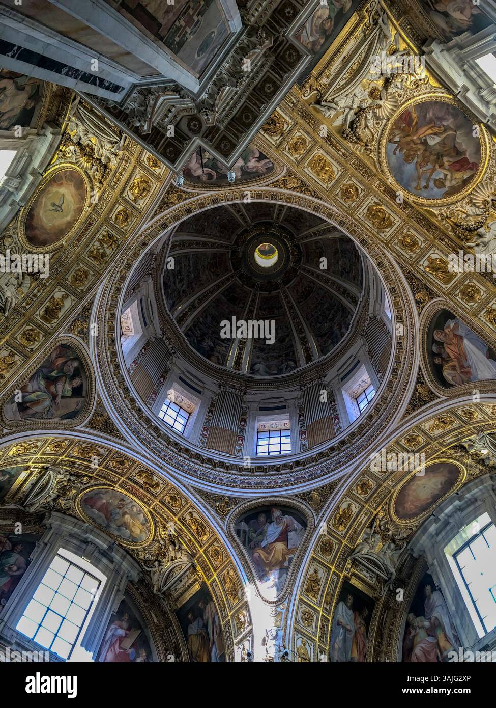 Interior of The Basilica of Saint Mary Major in Rome, Italy Stock Photo ...