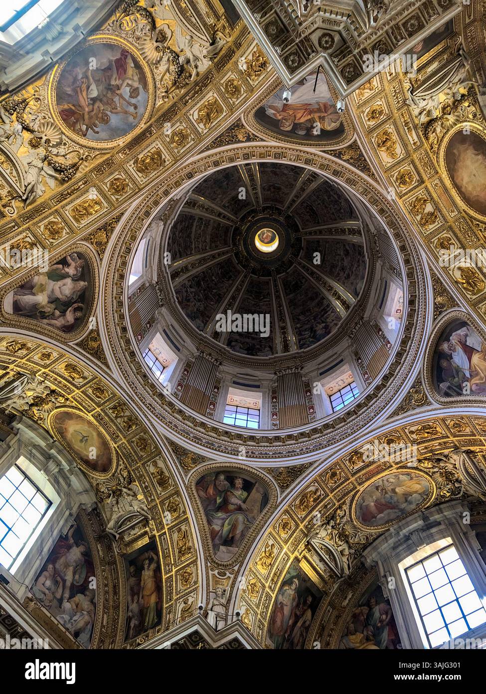 Interior of The Basilica of Saint Mary Major in Rome, Italy Stock Photo ...
