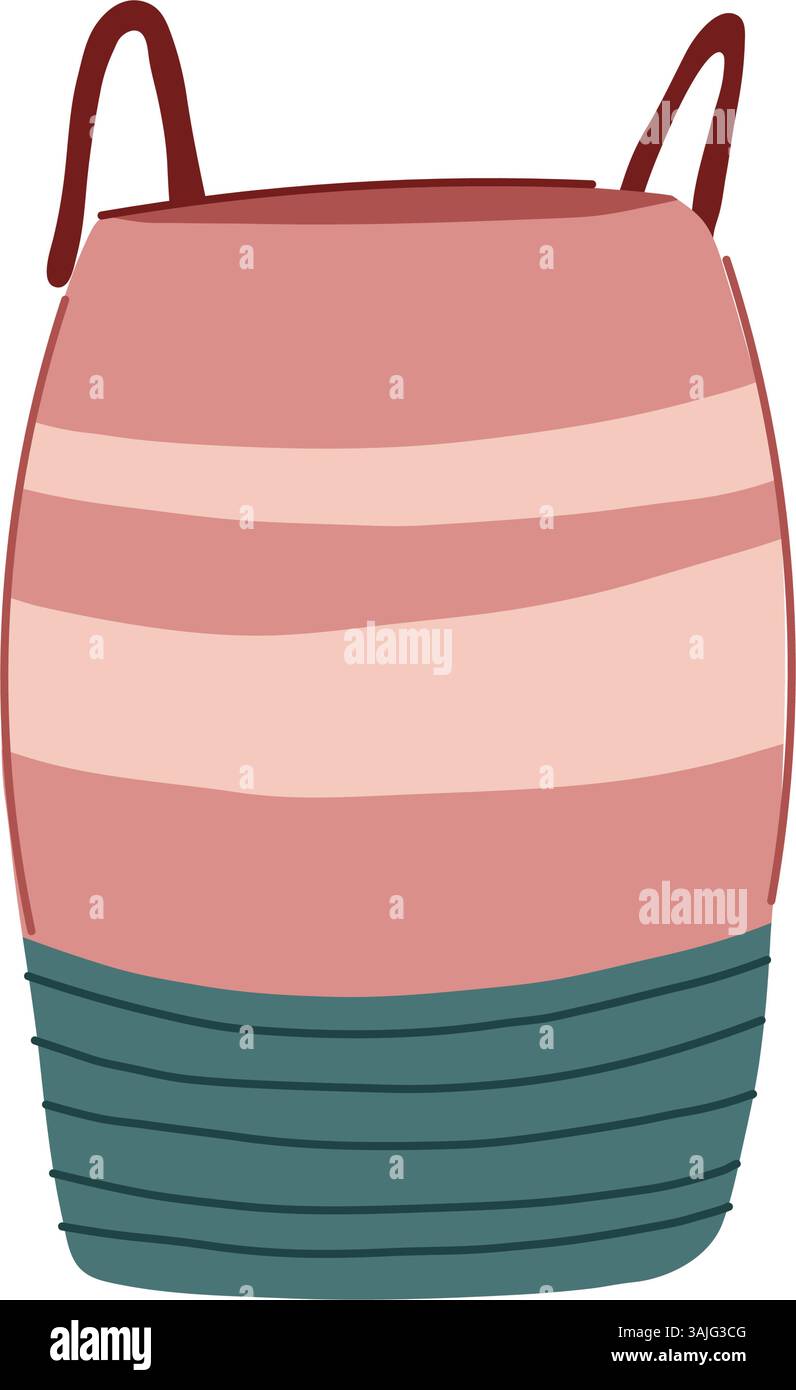 caddy basket for storage cartoon vector illustration Stock Vector Image ...