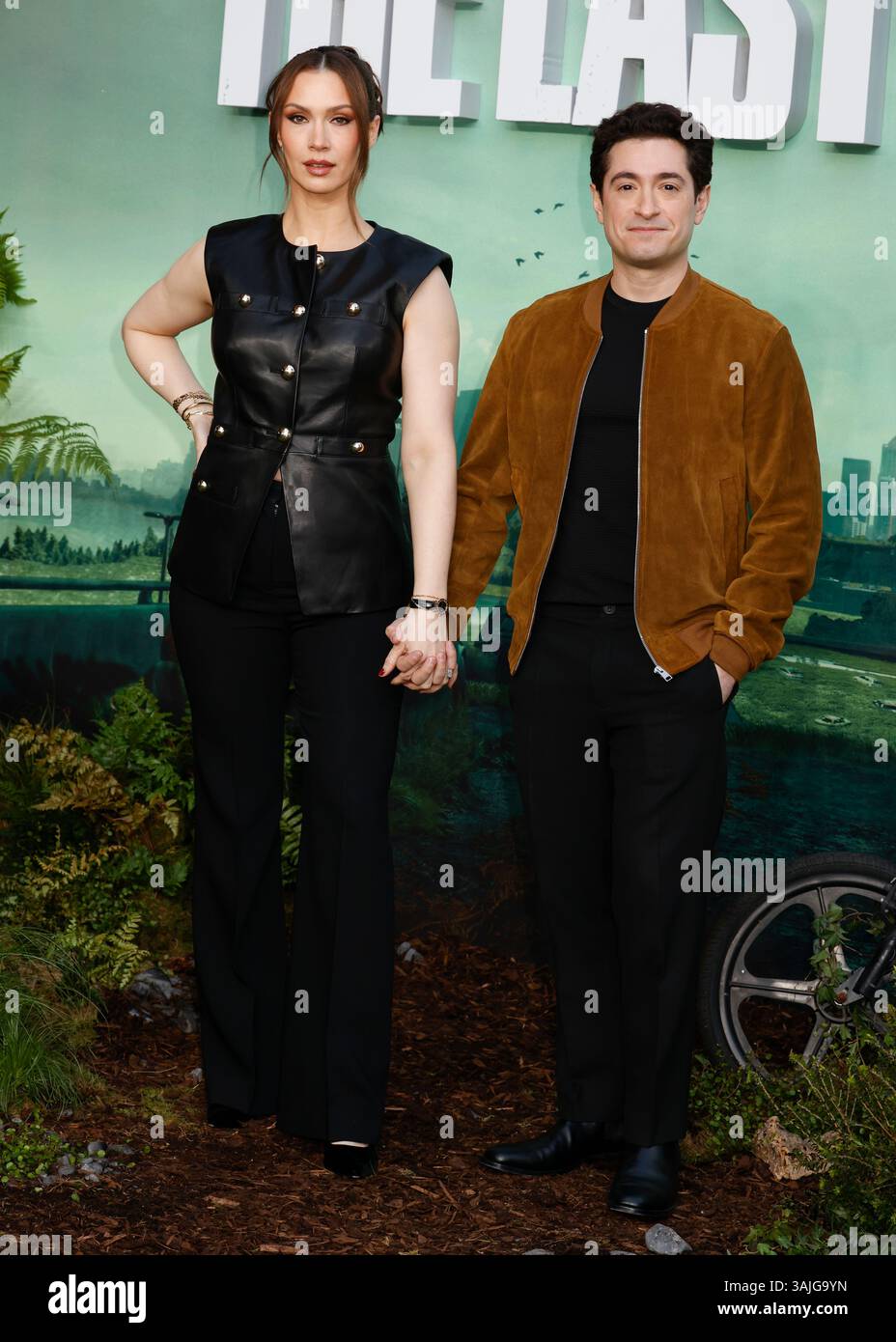 Alixandra Fuchs and Jason Fuchs attend the The Last Of Us Season Two UK ...