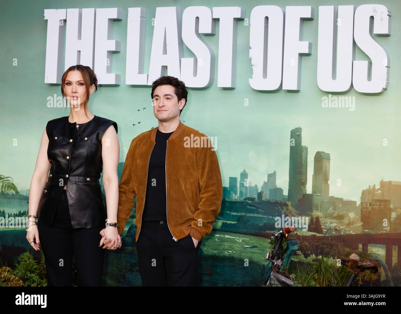 Alixandra Fuchs and Jason Fuchs attend the The Last Of Us Season Two UK ...