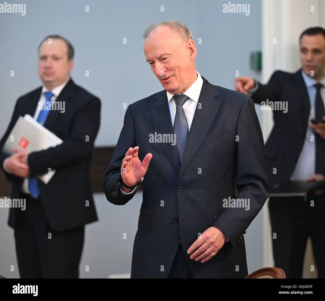 St. Petersburg, Russia. 11th Apr, 2025. Russian Presidential Aide ...