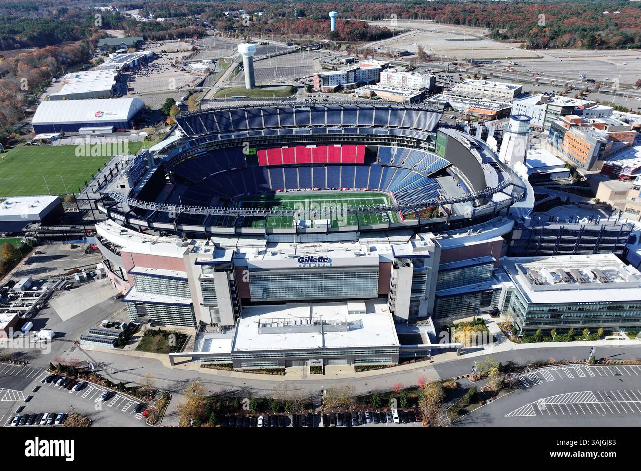 Foxborough, United States. 03rd Nov, 2024. A general overall aerial ...