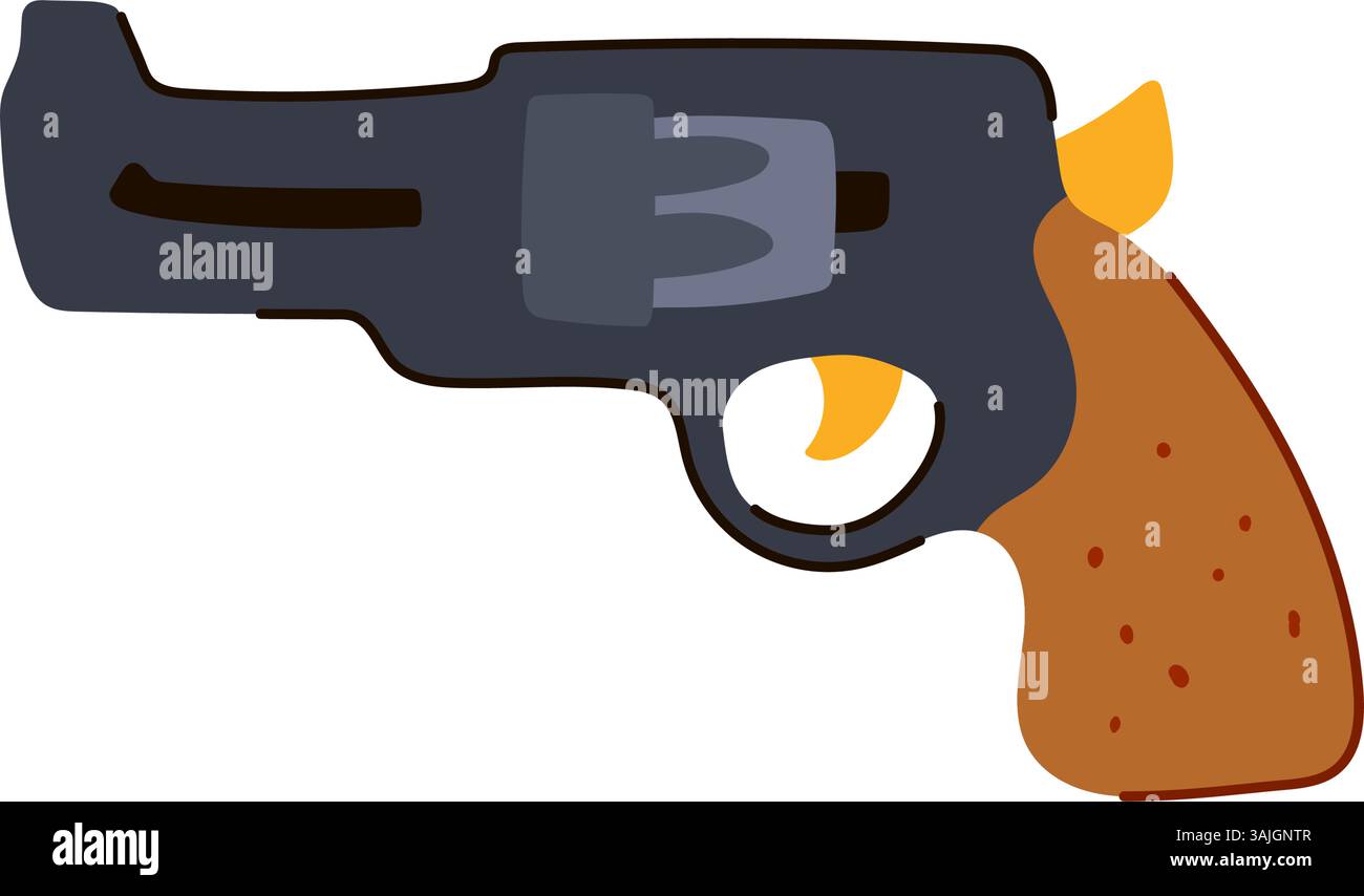 Play cap gun toy Stock Vector Images - Alamy