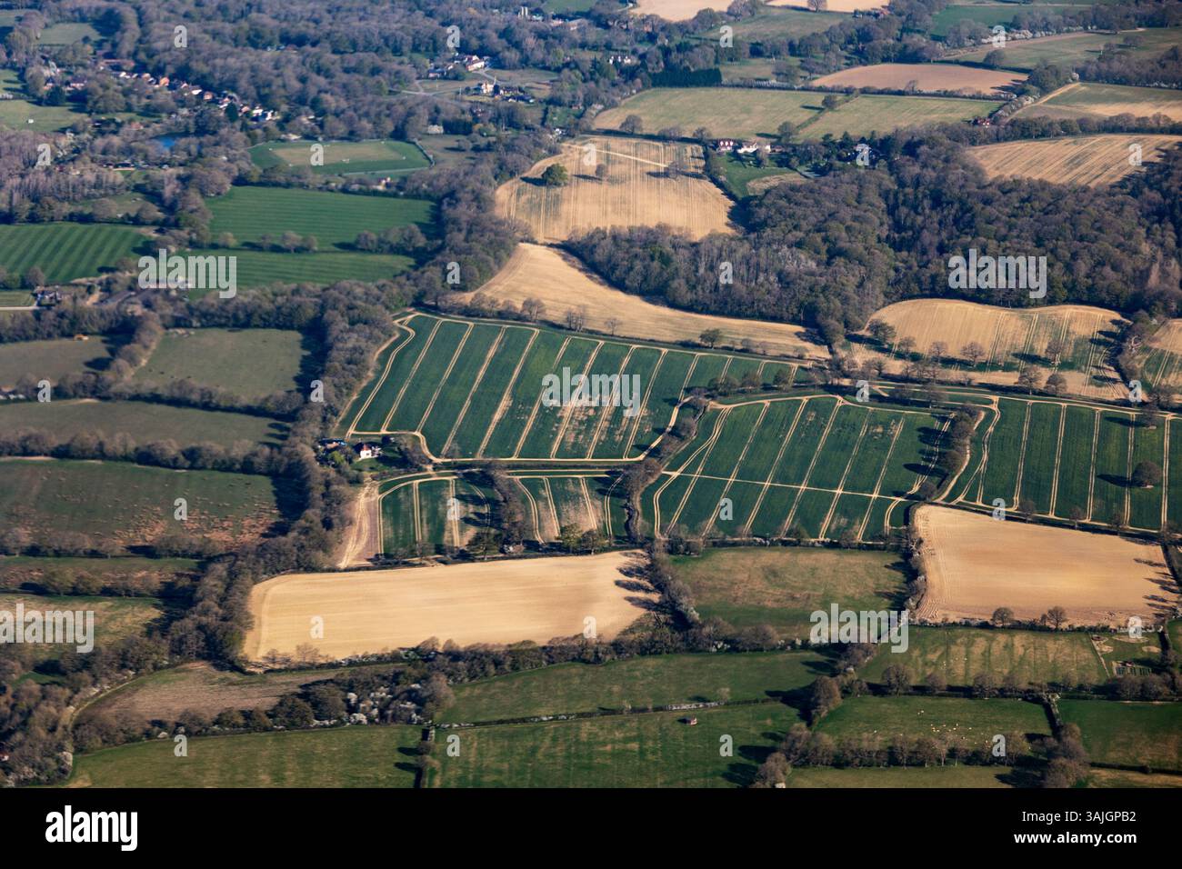 Sussex countryside on sunny hi-res stock photography and images - Alamy