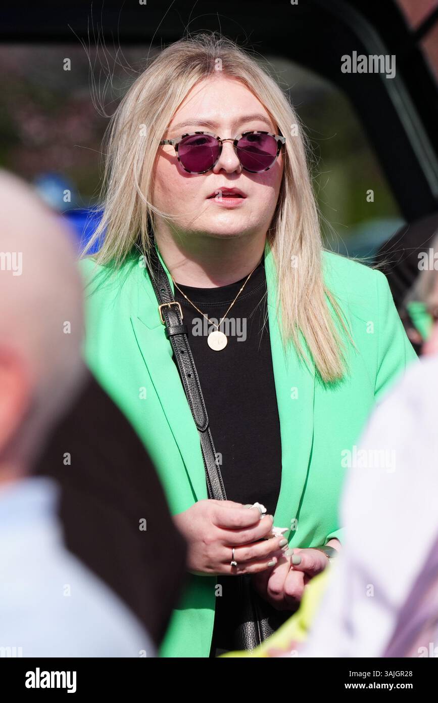 Amy Callaghan MSP at the funeral of Scottish Government minister ...