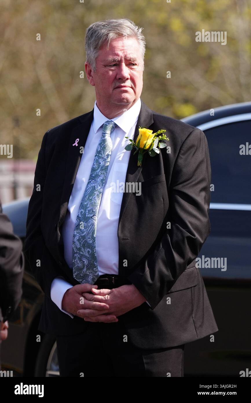 Keith Brown MSP at the funeral of his partner, Scottish Government ...