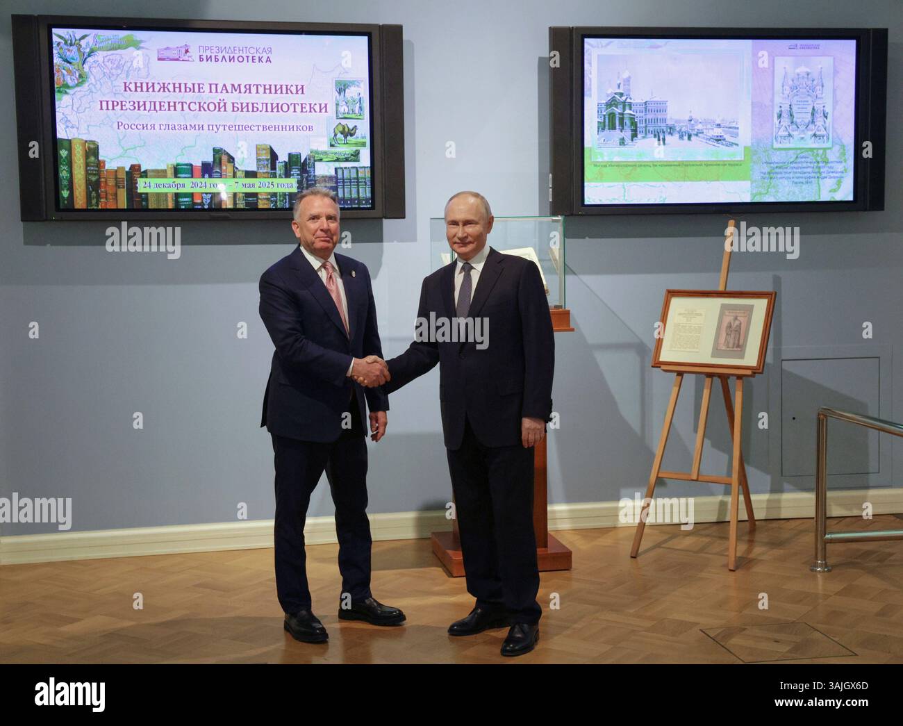 Russian President Vladimir Putin, right, and U.S. President Donald ...