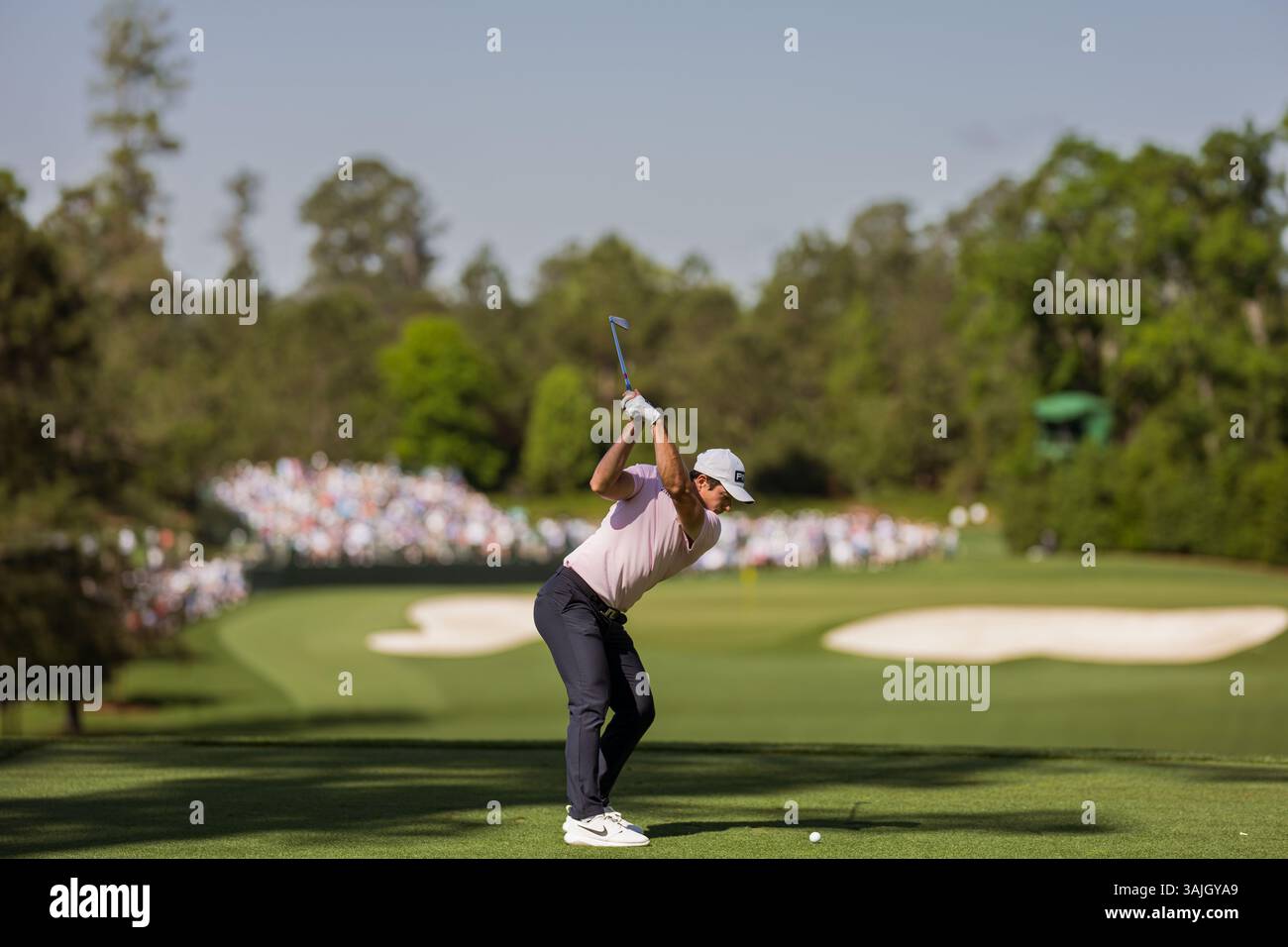 250411 Viktor Hovland of Norway during the second round of the 2025 ...