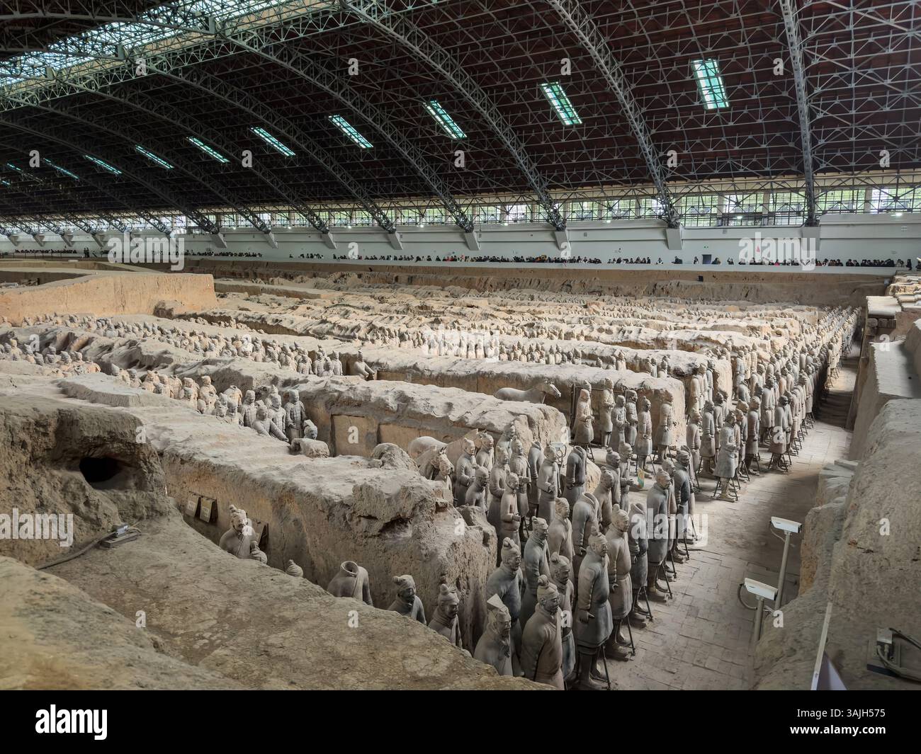 March 27, 2025. Xian, China. Terracotta Army Warriors. Thousands of ...