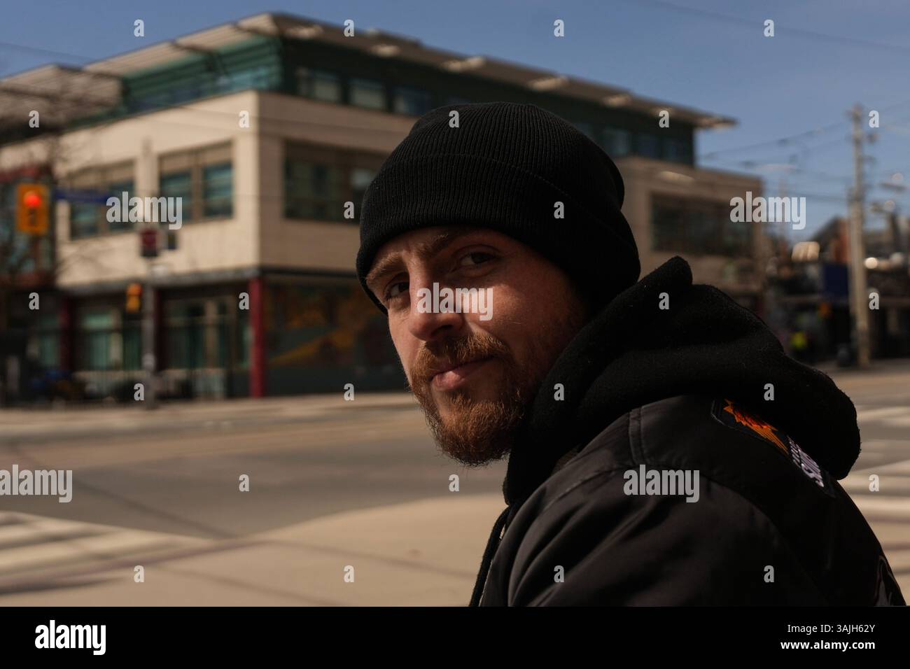 Toronto, Canada. 21st Mar, 2025. Brendan Fitzpatrick, a client of the ...