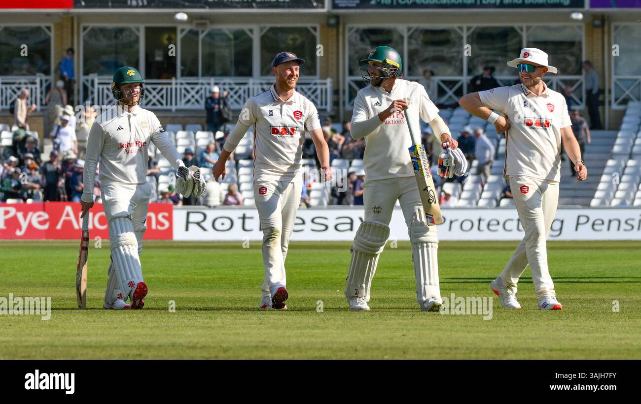 Nottingham, United kingdom, Trent Bridge Cricket Ground. 11 April 2024 ...