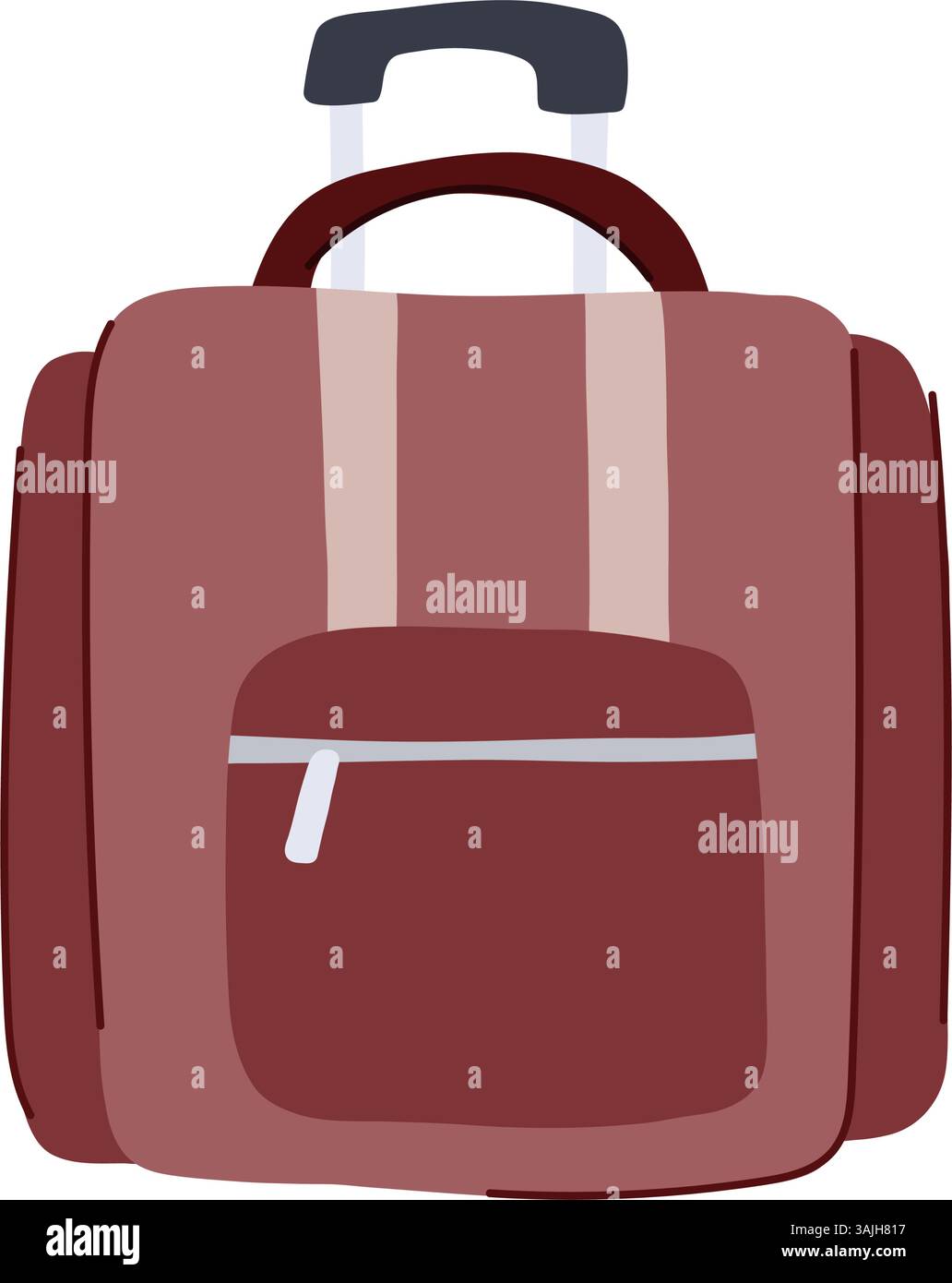 spinner carry on bag cartoon vector illustration Stock Vector Image ...