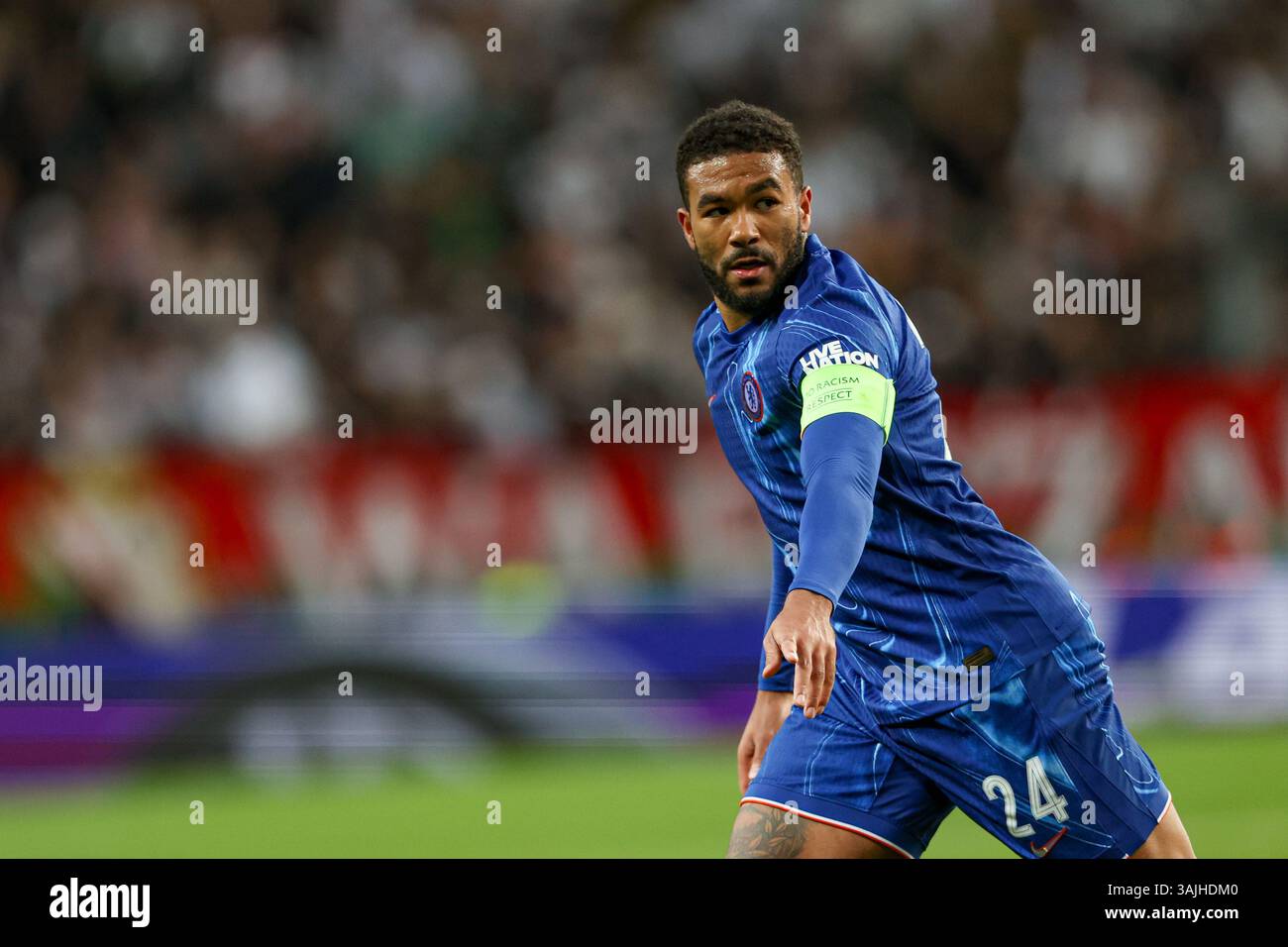 Reece James of Chelsea London seen in action during the UEFA Conference ...