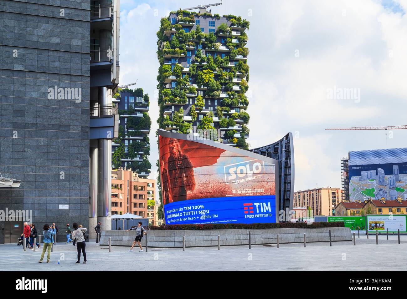 MILAN, ITALY - MAY 17, 2017: These are skyscrapers of the Vertical ...