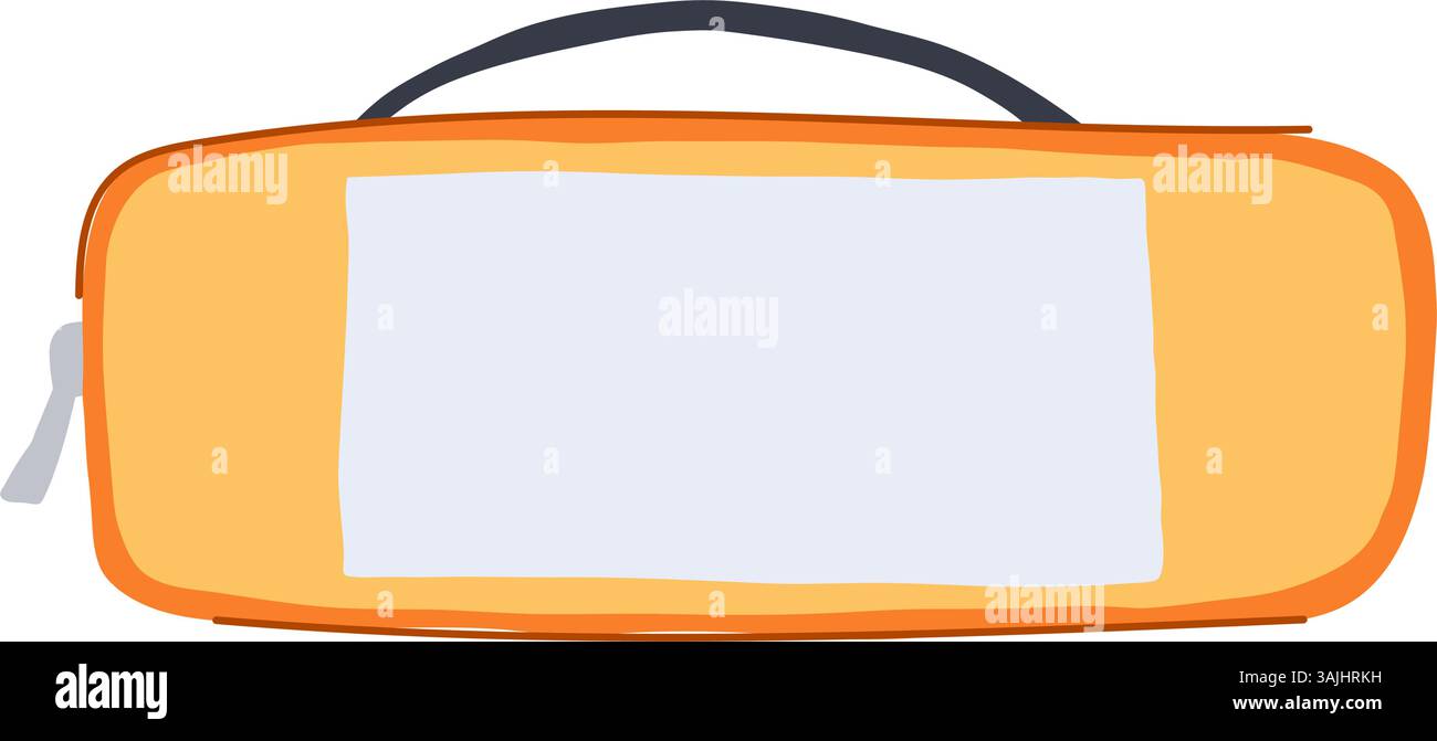 portable compression bag cartoon vector illustration Stock Vector Image ...