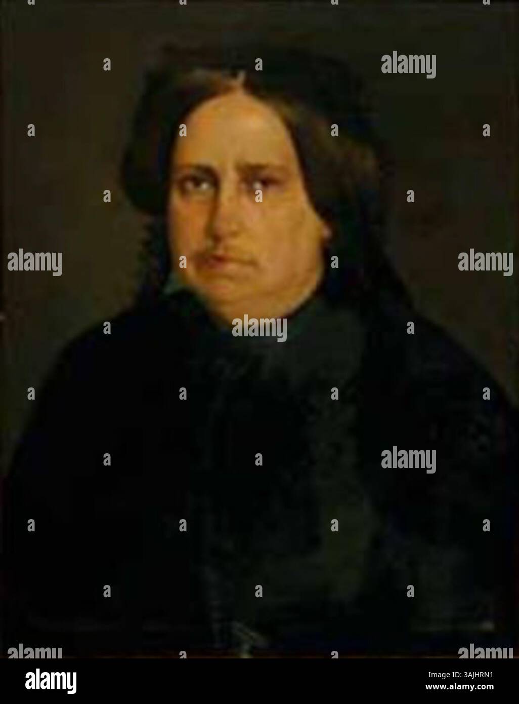 This portrait represents Emília Carolina Hintze, the mother of Ernesto ...