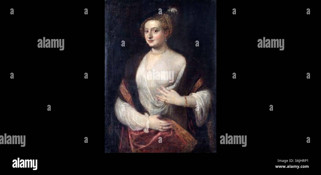 This circa 1550 portrait, attributed to Titian and his workshop ...