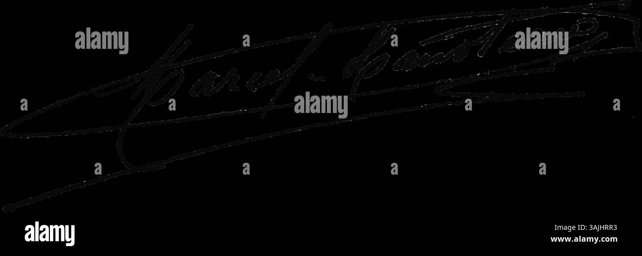 Signature of Marcel Hanoteau on a letter addressed from Briet to an ...