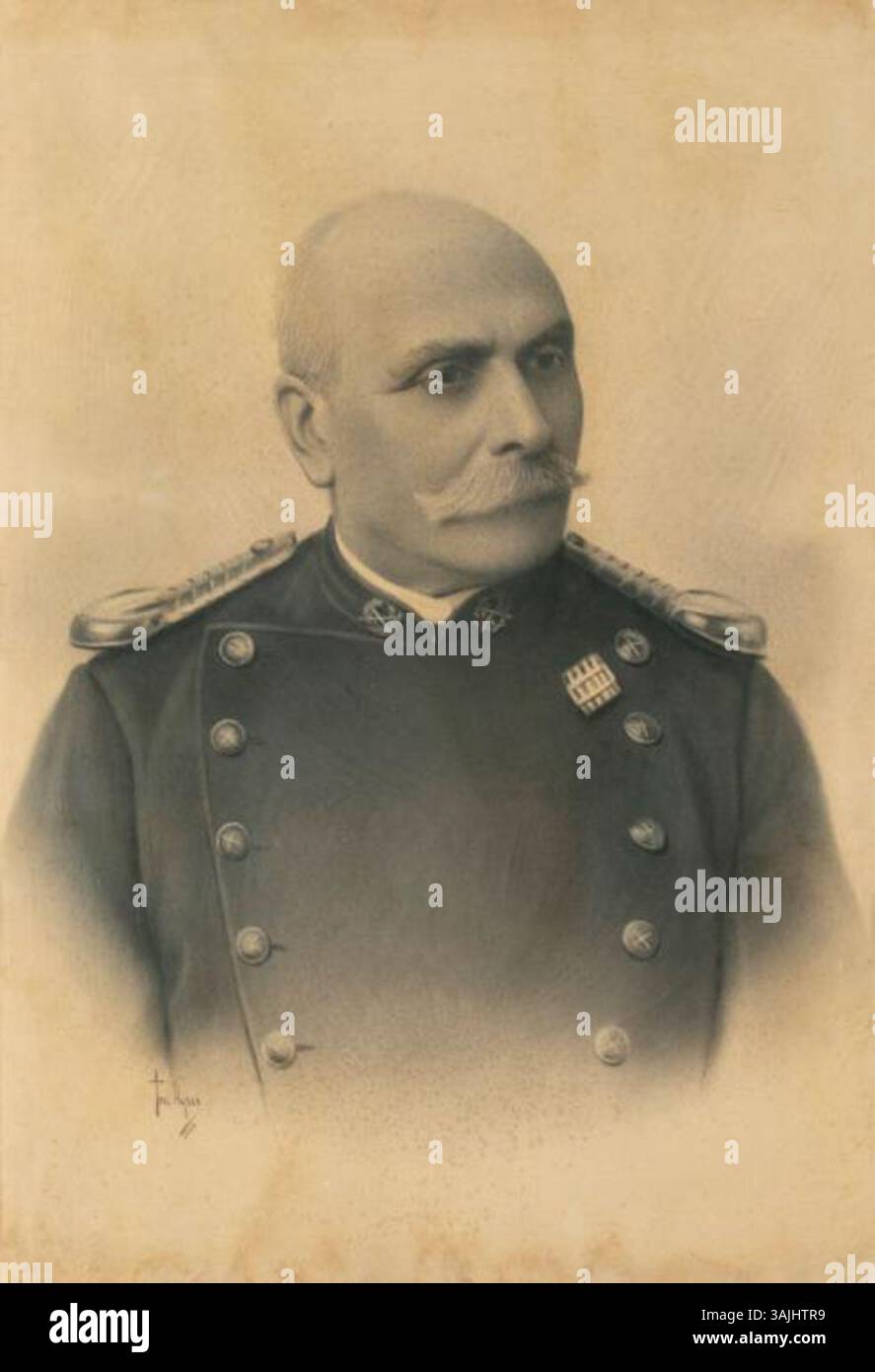 This portrait by José Ayres, dated 1899, depicts Colonel António Manuel ...