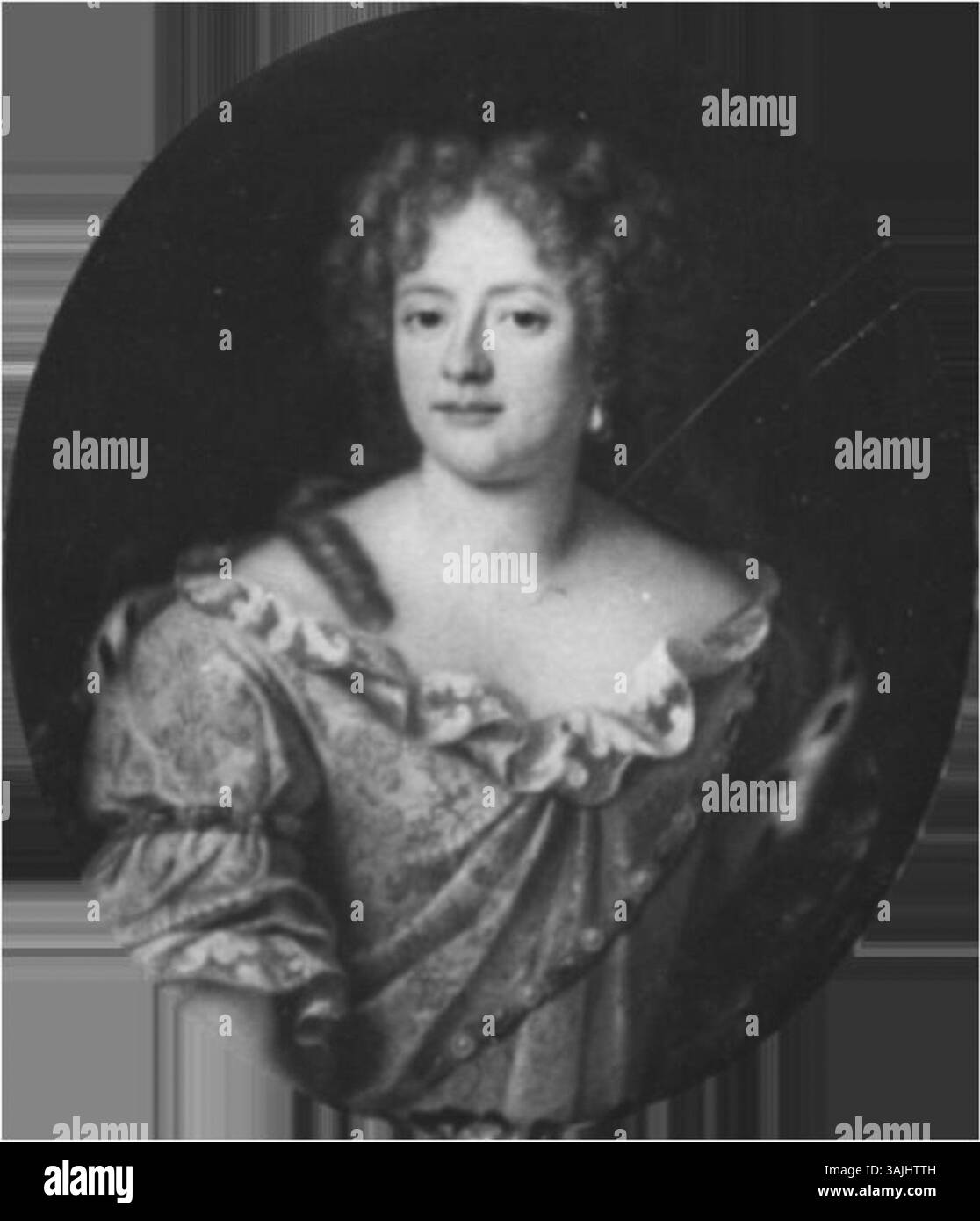 This 17th-century oil painting depicts a daughter of King Louis XIV ...