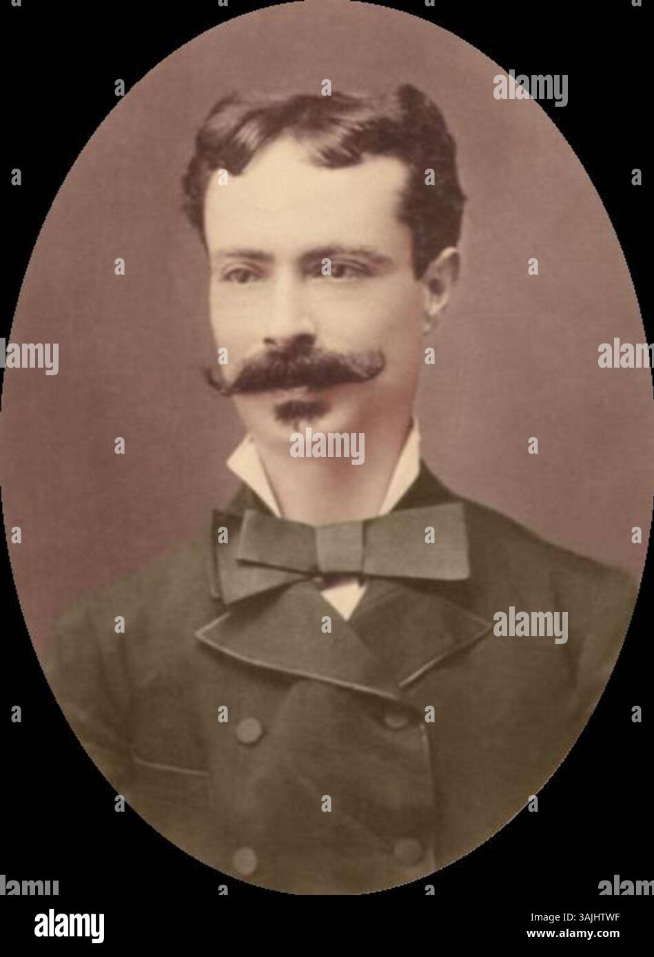 A 19th-century portrait photograph of Jorge Salema de Avillez Juzarte ...