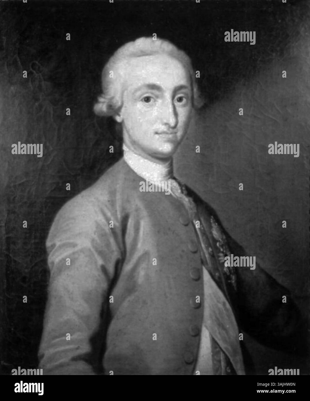 This 18th-century oil painting, attributed to the school of Anton ...