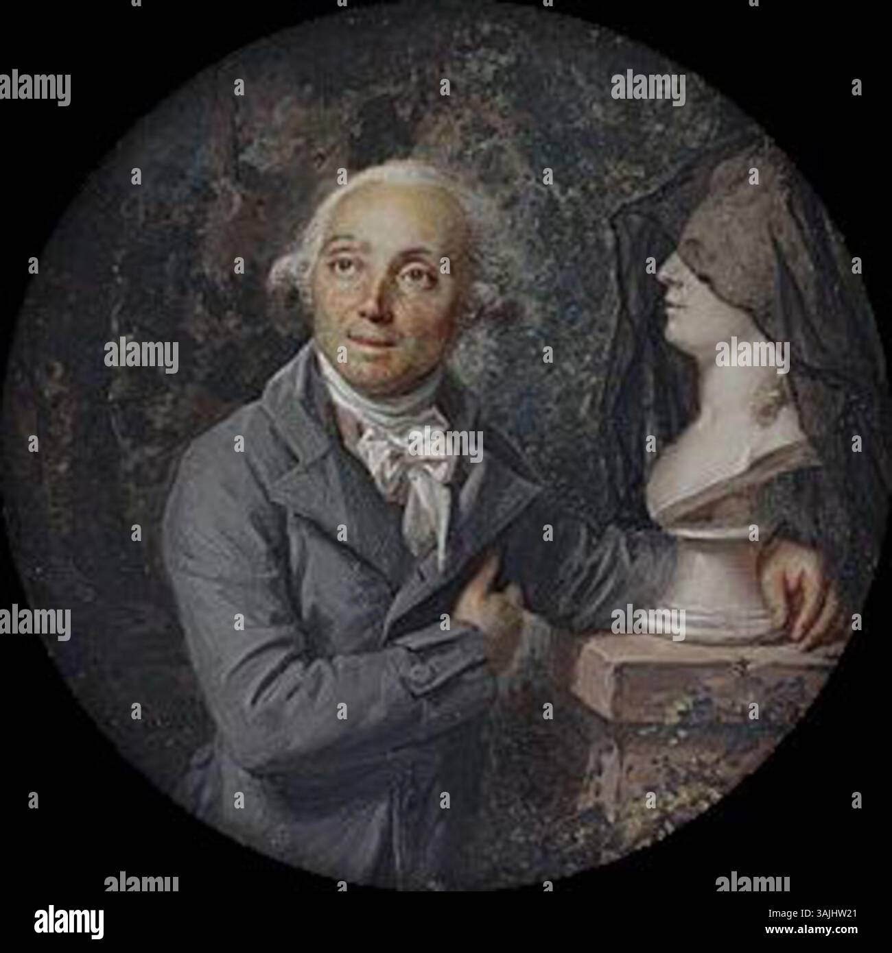 This miniature portrait of André-Pierre Pinson, created by Lié Louis ...