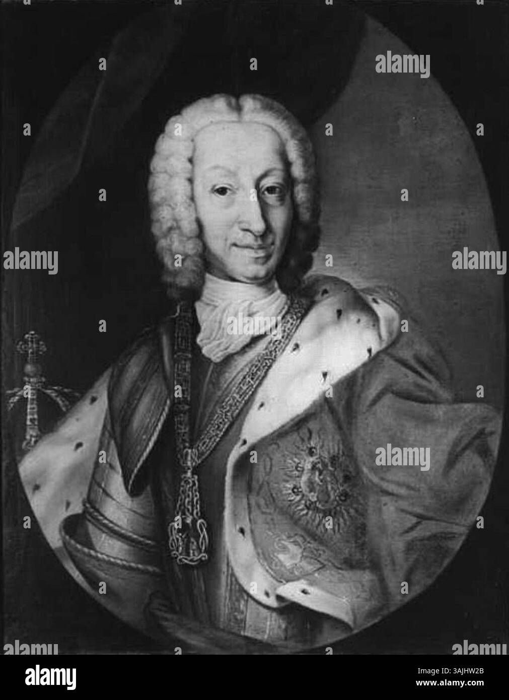 This portrait, dating between 1731 and 1759, depicts Charles Emmanuel ...