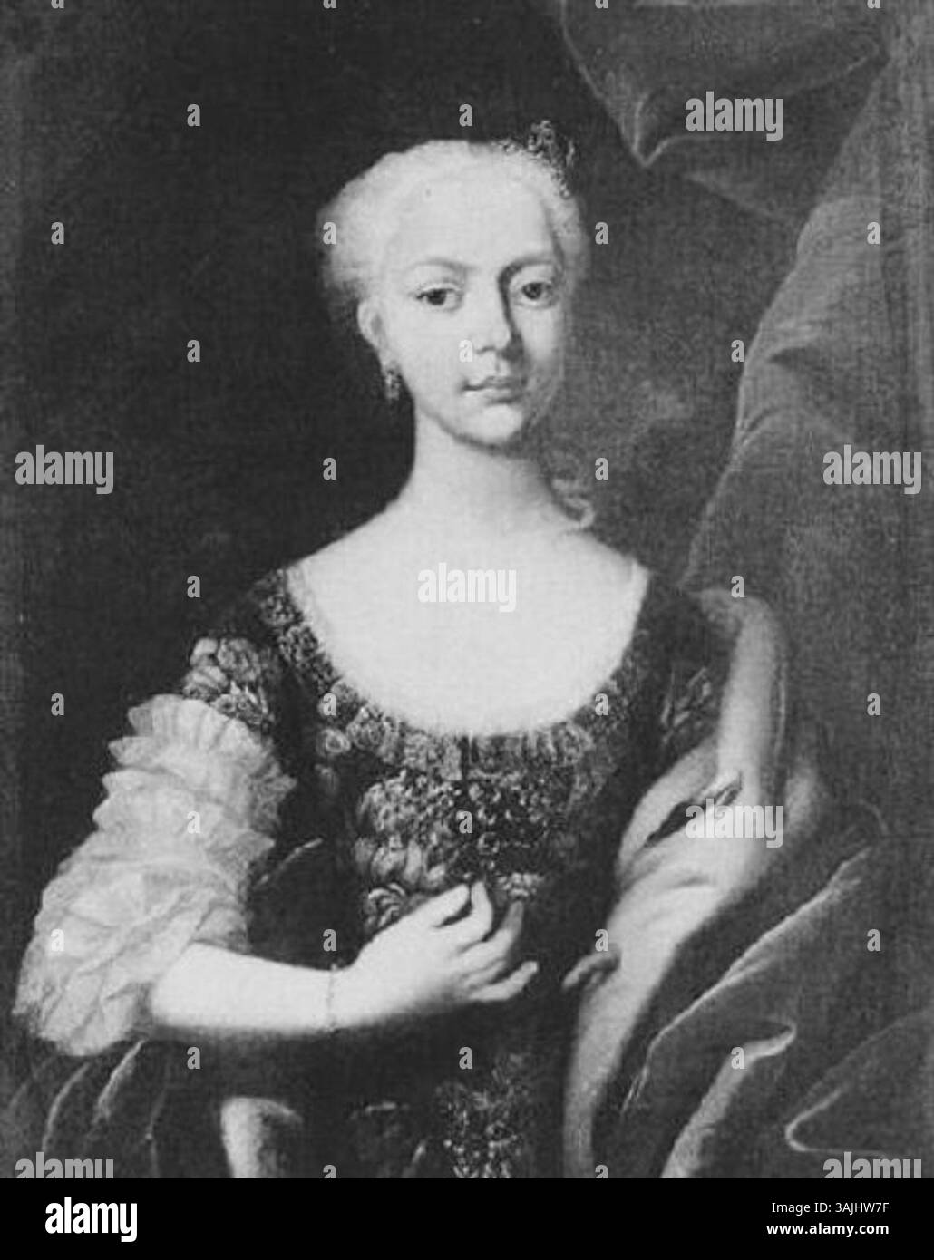 Michael Christoph Hagelgans’ portrait of Princess Luise Dorothea of ...