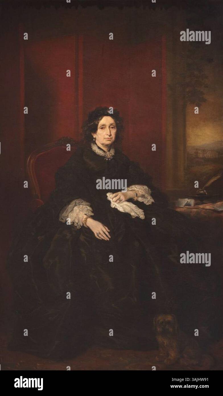 This portrait by Francis Grant, painted in 1863, depicts Margaret ...