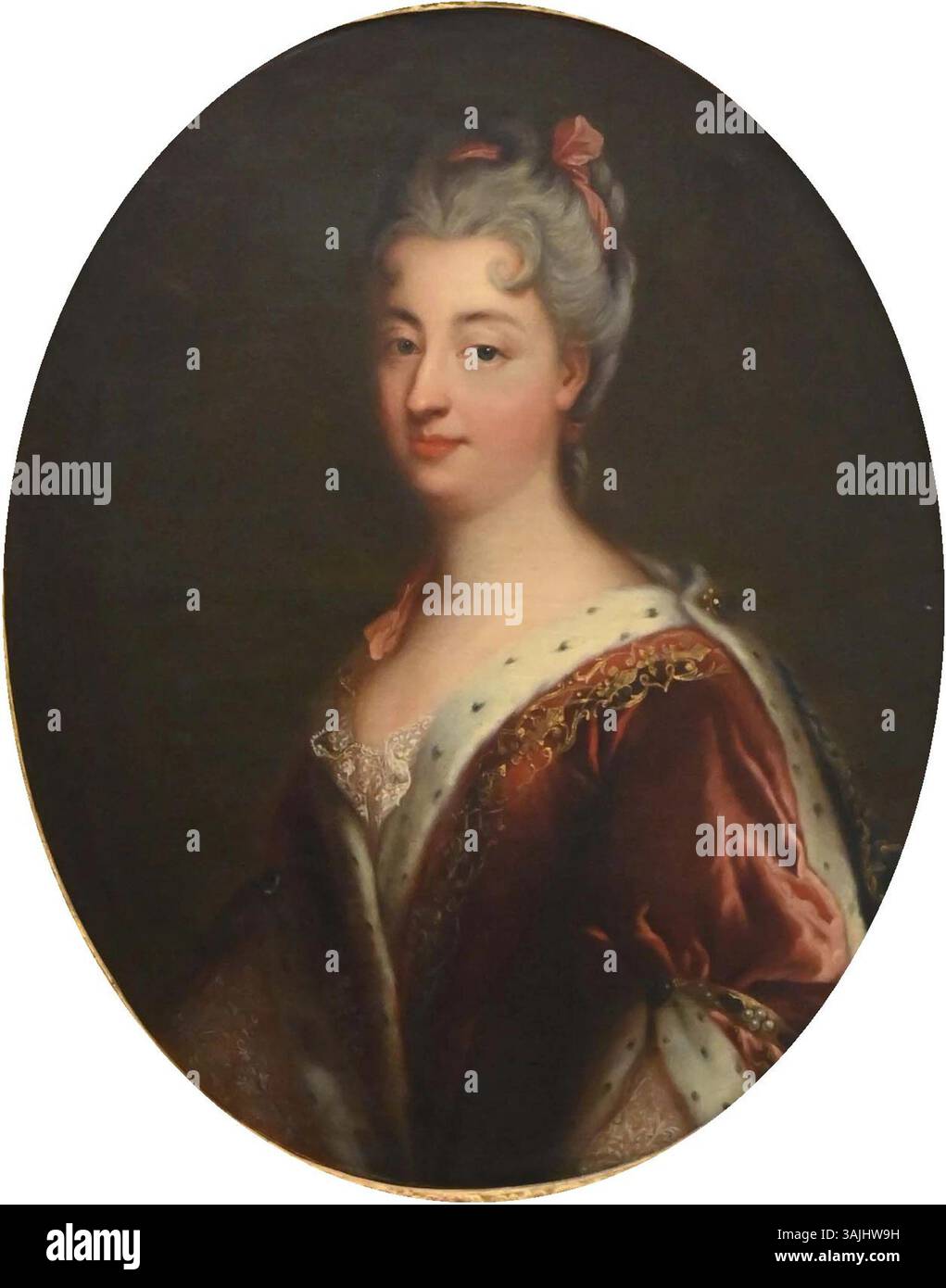 François de Troy's 17th-century oil on canvas portrait, commonly ...