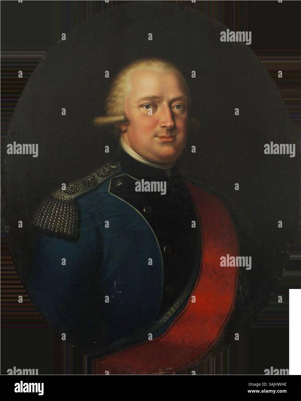 Portrait of Charles II August, Duke of Zweibrücken, painted by Carl ...
