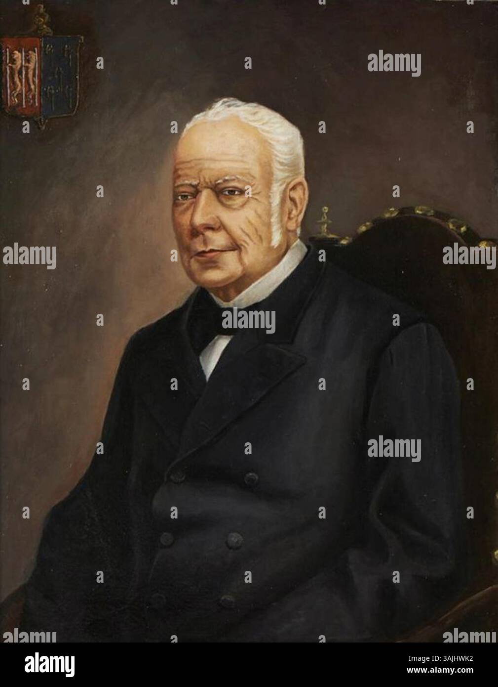 This 19th-century portrait depicts José Maria de Sousa Couceiro (1801 ...